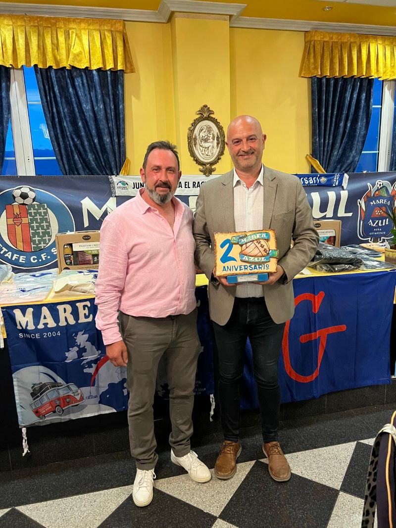 La peña getafense Marea Azul celebra el XX aniversario de su creación - GetafeCapital.com