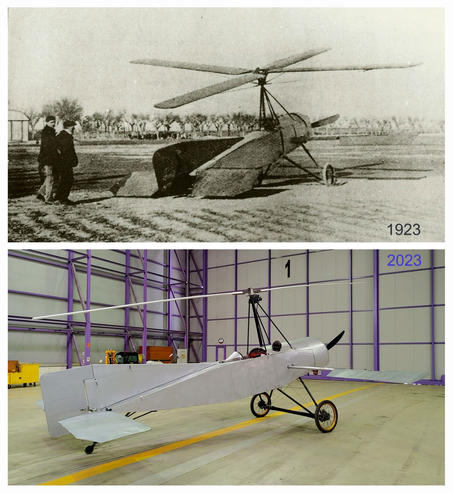 El Autogiro C4 y su réplica - GetafeCapital.com